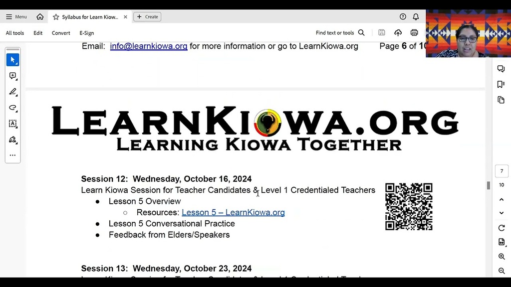LearnKiowa.org – Learning Kiowa Together